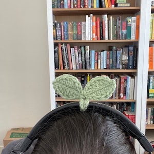 Crochet Sprout Leaf Accessory - Etsy
