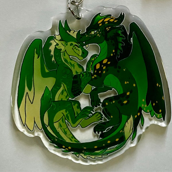 Sundew and Willow [ Wings of Fire WOF Leafwing Sunwillow Arylic Charm ...