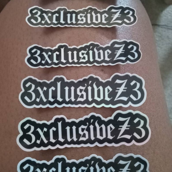 TATTOO ARTIST Gothic Sticker | Tattoo Label | Tattoo Artist Label ...