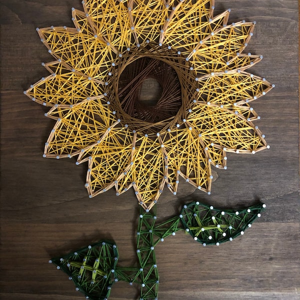 Sunflower String Art Craft Kit: Create Your Own Floral Wall Art ...