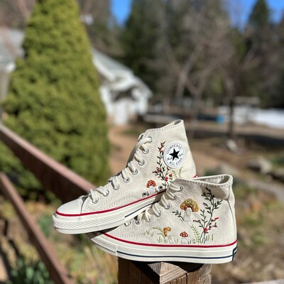 Custom Converse Embroidered Shoes Converse Chuck Taylor 1970s Custom ...