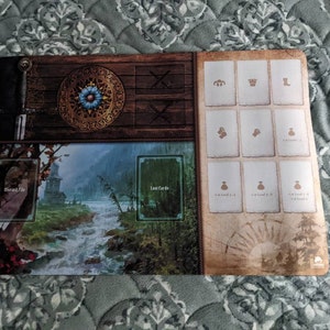 Jaws of the Lion Gloomhaven Playmat, Gh Jotl Player Mat Character Board ...