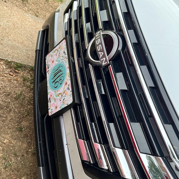 Monogram License Plate/custom License Plate/monogram License Plate ...