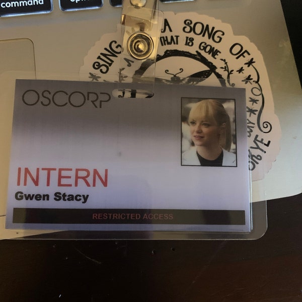 OSCORP Intern ID Badges Inspired by the Amazing Spider-man - Etsy