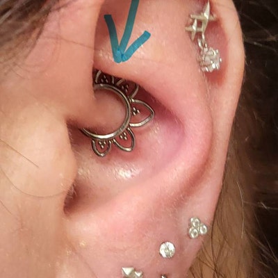 16g Skull Horns Solid Surgical Steel Septum Clicker 1/4 6mm Nose Ring ...