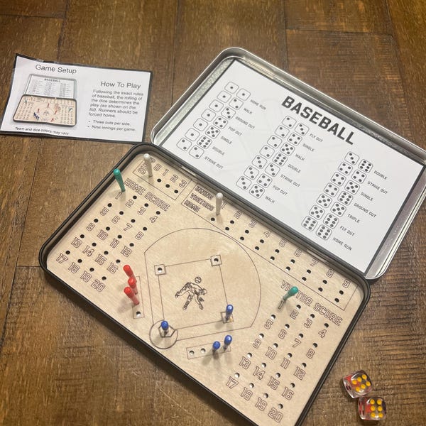 Baseball - Travel Game - Etsy