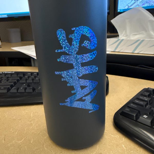 Solid Colors Glossy and Matte - Custom Vinyl Decal - Personalized Names ...