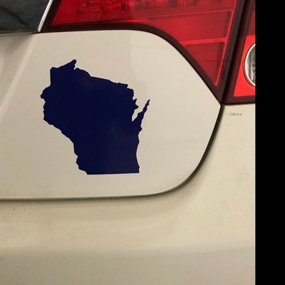 Wisconsin WI State Outline Vinyl Decal Sticker - Etsy