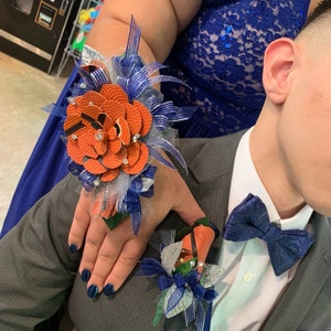 Softball Rosebuds/Silk Roses Wrist Corsage | Etsy