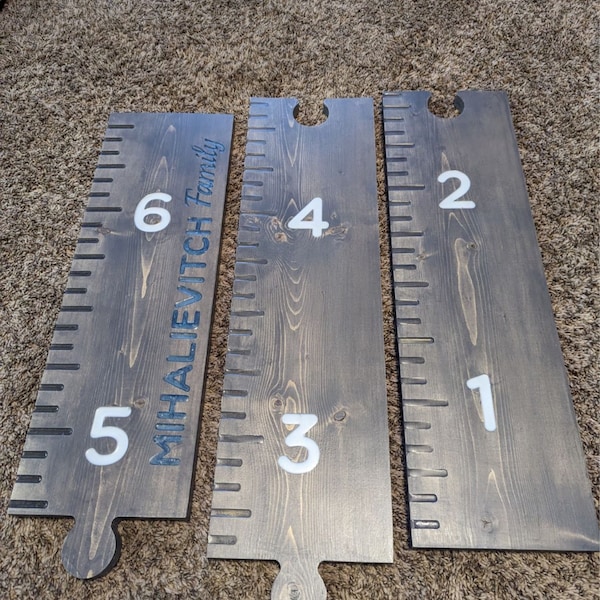 Growth Chart | Growth Chart Ruler | CNC Growth Chart | Family Growth ...