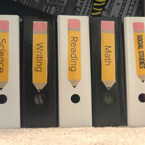 Classroom Labels — Yellow Pencils, Editable Labels, Blank Labels, Book ...