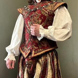 New Adult Renaissance Medieval Tudor Elizabethan Jester Clown - Etsy