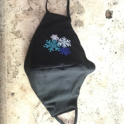 Snowflake Face Mask, Snowflake, Winter Face Mask, Snowflake Mask ...