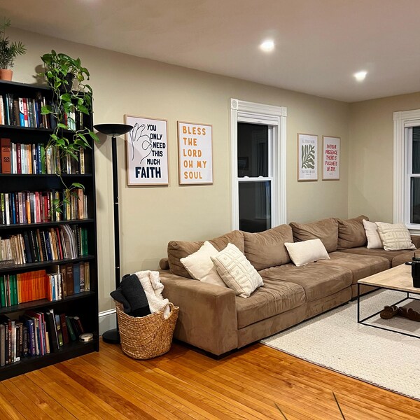 The Ten Commandments Print, 10 Commandments Boho Wall Art, Exodus 20 ...