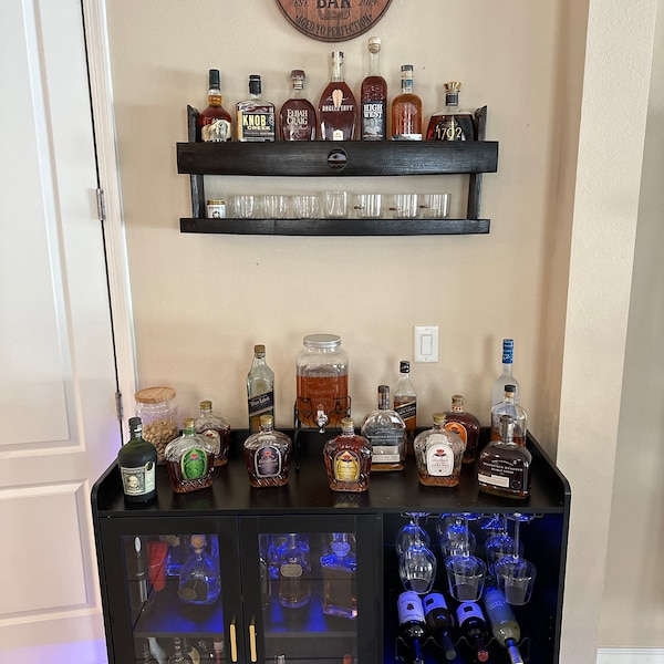 Wall Mounted Bar/drinks Cabinets/bourbon Gifts/bar Cart Accessories ...