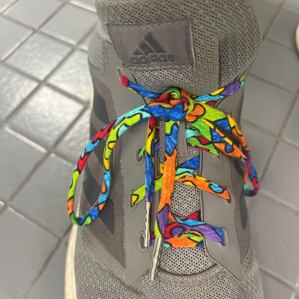 Shoelaces With Leopard Prints . Cheetah Pattern Shoestrings. Perfect ...