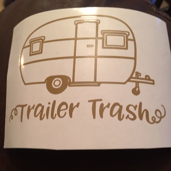 Trailer Trash Rv Camping Camper Garbage Trash Can SVG DXF PNG Digital ...