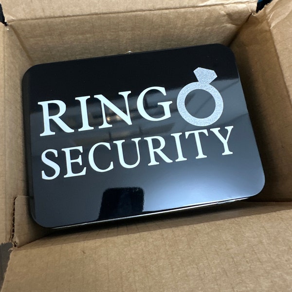 Black Ring Security Box - Complete With Coloring Book With Crayons ...