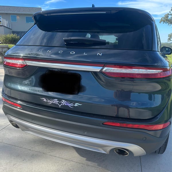 Bumper Sticker / Car Tramp Stamp / Y2K / Heart / Wings / Gothic / Vinyl ...