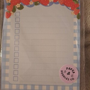 Daisies 4x5.5 Notepad 50 Pages Kawaii - Etsy