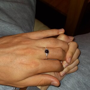 5 Black Midi Rings Black Knuckle rings Midi rings Knuckle | Etsy