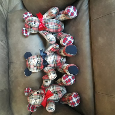 Memory Bear 15 Inches Tall Made From Your Loved One's - Etsy