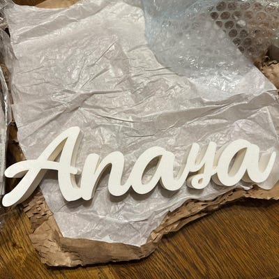 6,5 Hollow Fillable Letter Freestanding Empty Letter Box Self Standing ...