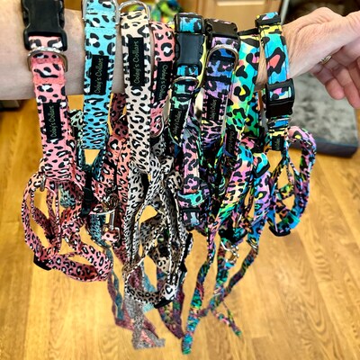 Personalized Dog Collar, Rifle Paper Co Dog Collar, Dog Collars, Floral ...