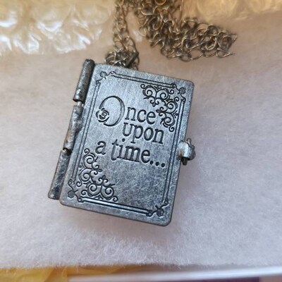 Miniature Fairy Tale Book Necklace, Storybook Locket, Journal With Real ...
