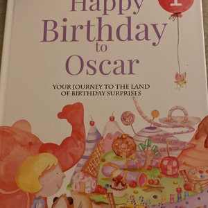 Personalised Happy Birthday Keepsake Book - Etsy UK