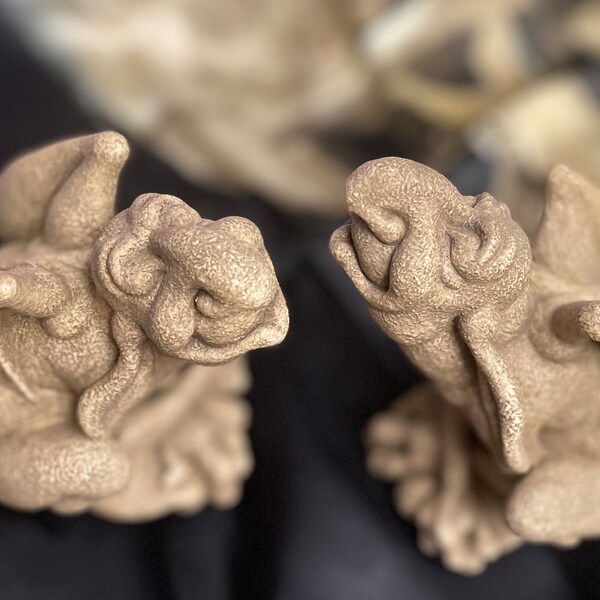 MOESKE - Gargoyle Statue - Feng Shui - Cute Troll - Mischievous House ...