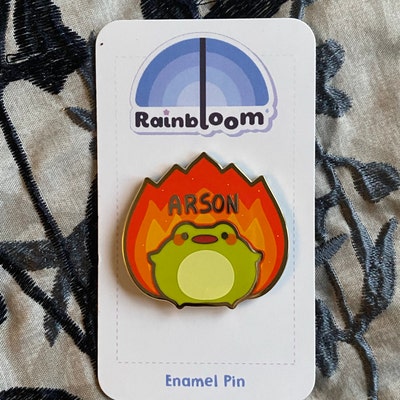 Arson Frog Hard Enamel Pin - Etsy