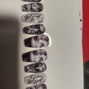 Chucky Press on Nails/halloween Nails/bride of Chucky/childs Play Nails ...