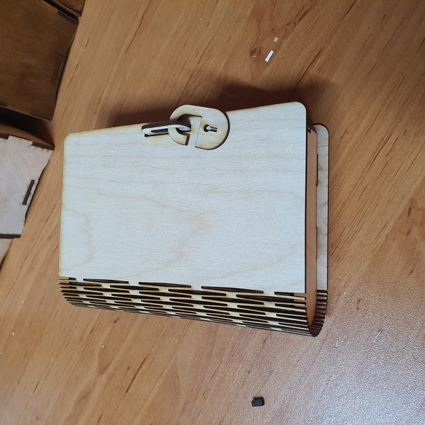 Book Box Svg Laser Cutting Files - Wooden Book Box Storage Svg Files ...