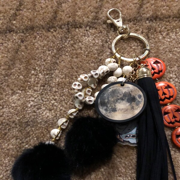 Full Moon Keychain Mindfulness Gift Meditation Gift Full Moon Gift Full ...