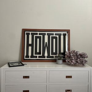 Howdy Typography Art Print, Western Decor, Southwestern Wall Art ...