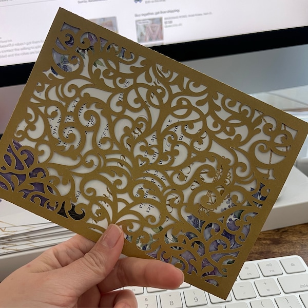 5x7'' Envelope Template - SVG, Ai, CRD, Eps, Pdf - Laser Cut Template ...