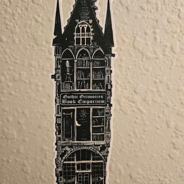 Gothic Grimoires, Handcrafted Gothic Bookshop Bookmark for Bibliophiles ...