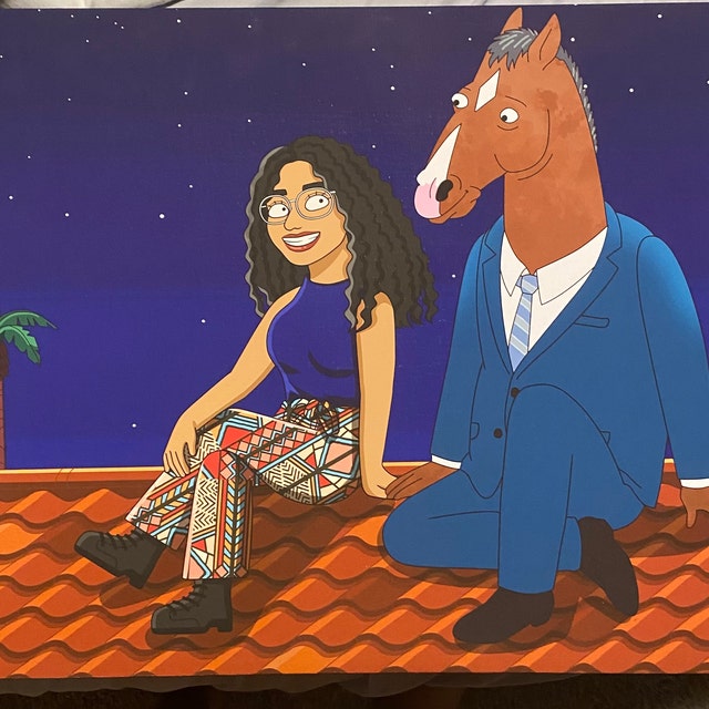 Get Your Own Bojack Horseman Custom Portrait - Personalized Cartoon Art