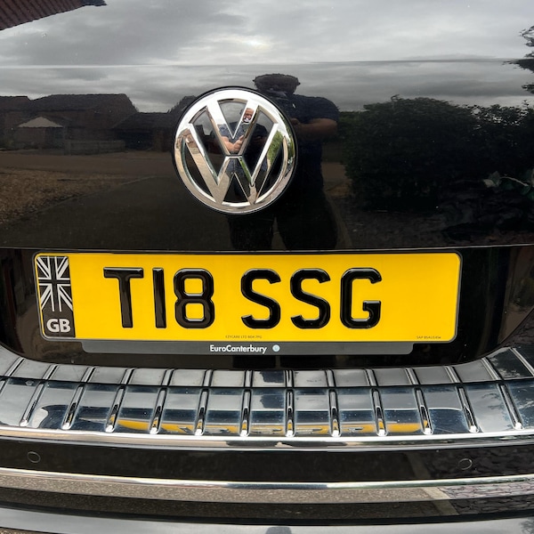 UK Road Legal 4D Car Registration Number Plates Mot (PREMIUM) DVLA ...