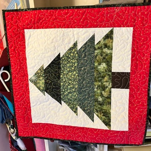 Evergreen Quilt Block Pattern, Tree Block Traditional Piecing, Quilted Tree Pattern, 9 12 18 - Etsy