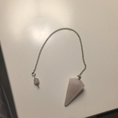 Rose Quartz Pendulum Pink Crystal Pendulum Gemstone Pendulum - Etsy
