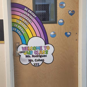 RAINBOW Visual Timetable Schedule / Classroom Decor - Etsy