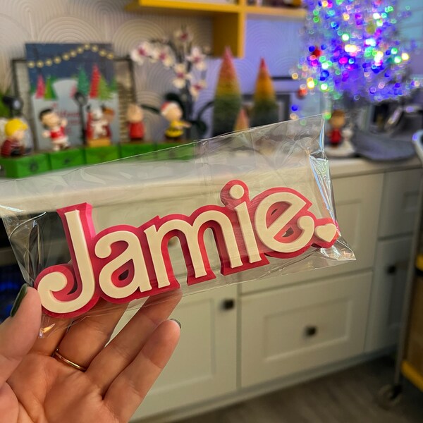 Custom Fashion Doll Style Name Sign | Personalized Gift for Girl | Kid ...