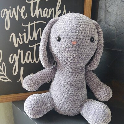 Big Bunny Pattern, Crochet Bunny Pattern - Etsy