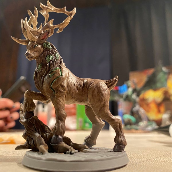 Giant Elk Moose Stag Deer | Premium Dnd Miniature Mini | 28mm 32mm up ...