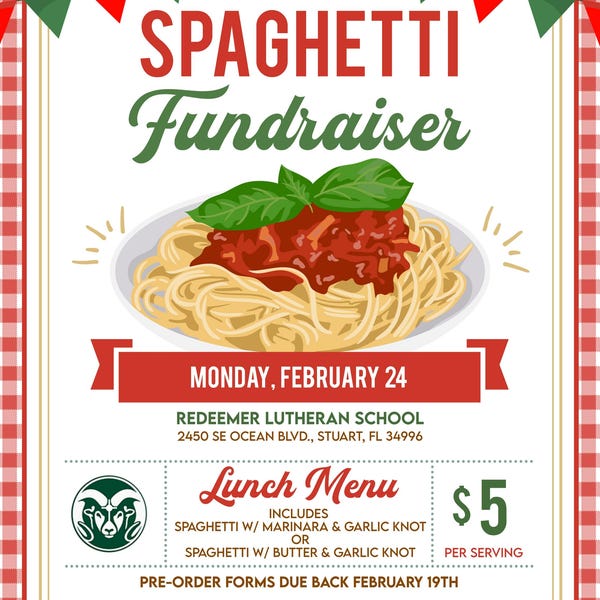 Editable Spaghetti Dinner Fundraiser Flyer Ticket, Pasta PTA PTO School ...