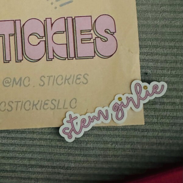 Women in STEM Stickers, Personalized Women Stickers, Science ...