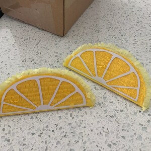 Lemon Wedge Mini Pinata, 1 Lemon Party Favor, Tutti Fruity Party ...
