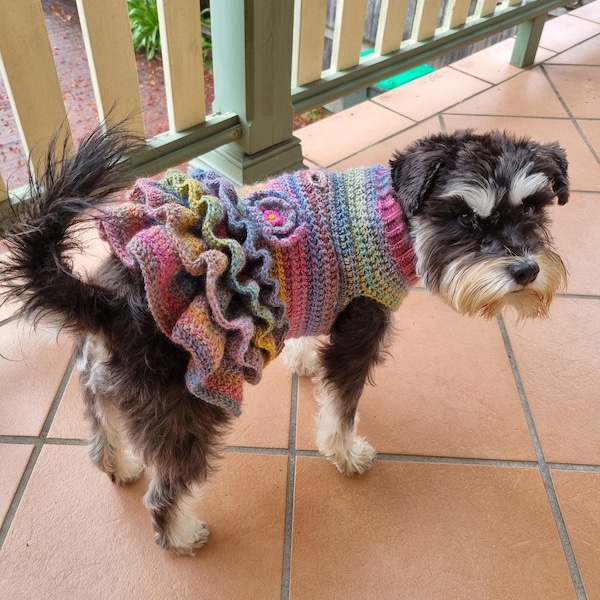 CROCHET PATTERN BUNDLE, Crochet Dog Jumper, Pet Tutu, Dog Sweater ...